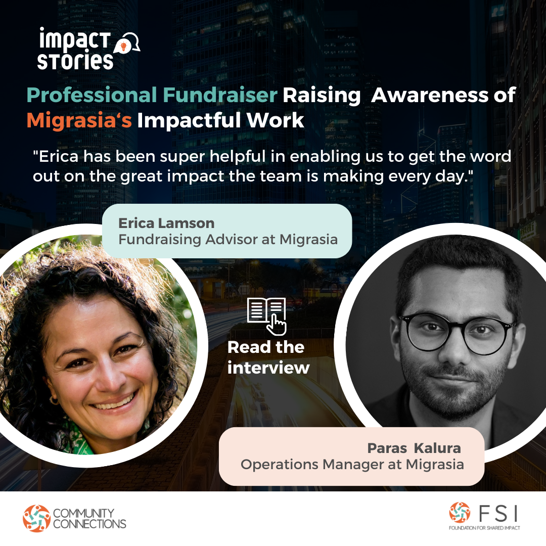 How a Fundraising Professional Helps Migrasia Increase Its Visibility ...